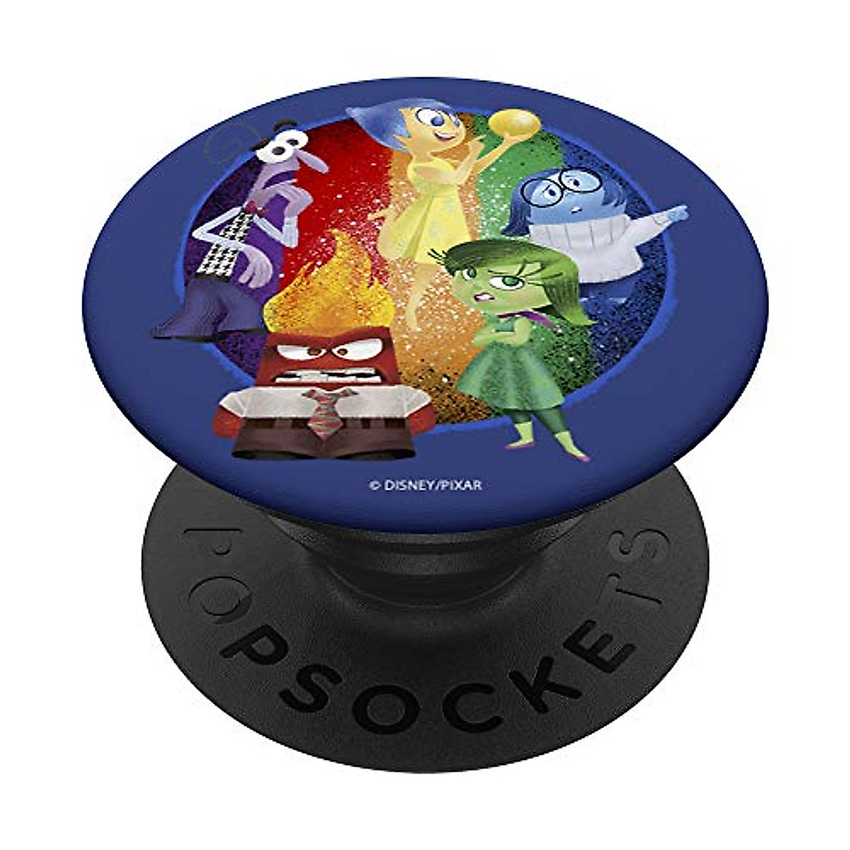 Disney Pixar Inside Out Joy Fear Anger Sadness Disgust PopSockets PopGrip: Swappable Grip for Phones & Tablets