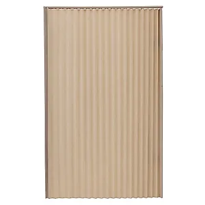 RecPro RV Pleated Folding Door 36" x 75" | Camper Folding Door | Fifth Wheel Folding Door Tan