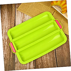 UPKOCH Cookie Cutters Muffin Top Pans for Baking Soap Silicone Molds Mini Pan Silicone Cake Mould Bread Form Pan Bread Stick Baking Mould Kitchen Baking Tool Toast Tray Baking Mold Jelly