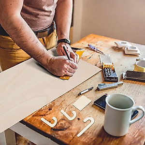 12 Pack 22 x 12 x 1/16 Inch-2 mm Thick Basswood Sheets for Crafts Unfinished Plywood Sheet Rectangular Craft Wood Sheet Boards for DIY Projects, Architecture Models, Engraving, Wood Burning, Staining