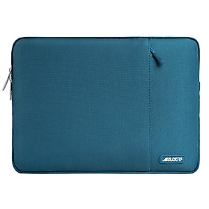 MOSISO Tablet Sleeve Case Compatible with iPad 10th 10.9 inch 2022 / iPad Air 5th 10.9 / iPad Pro 11 M2 / iPad 9/8/7 10.2 / iPad Air 4 10.9/Air 3 10.5 / iPad 9.7, Polyester Vertical Bag, Deep Teal
