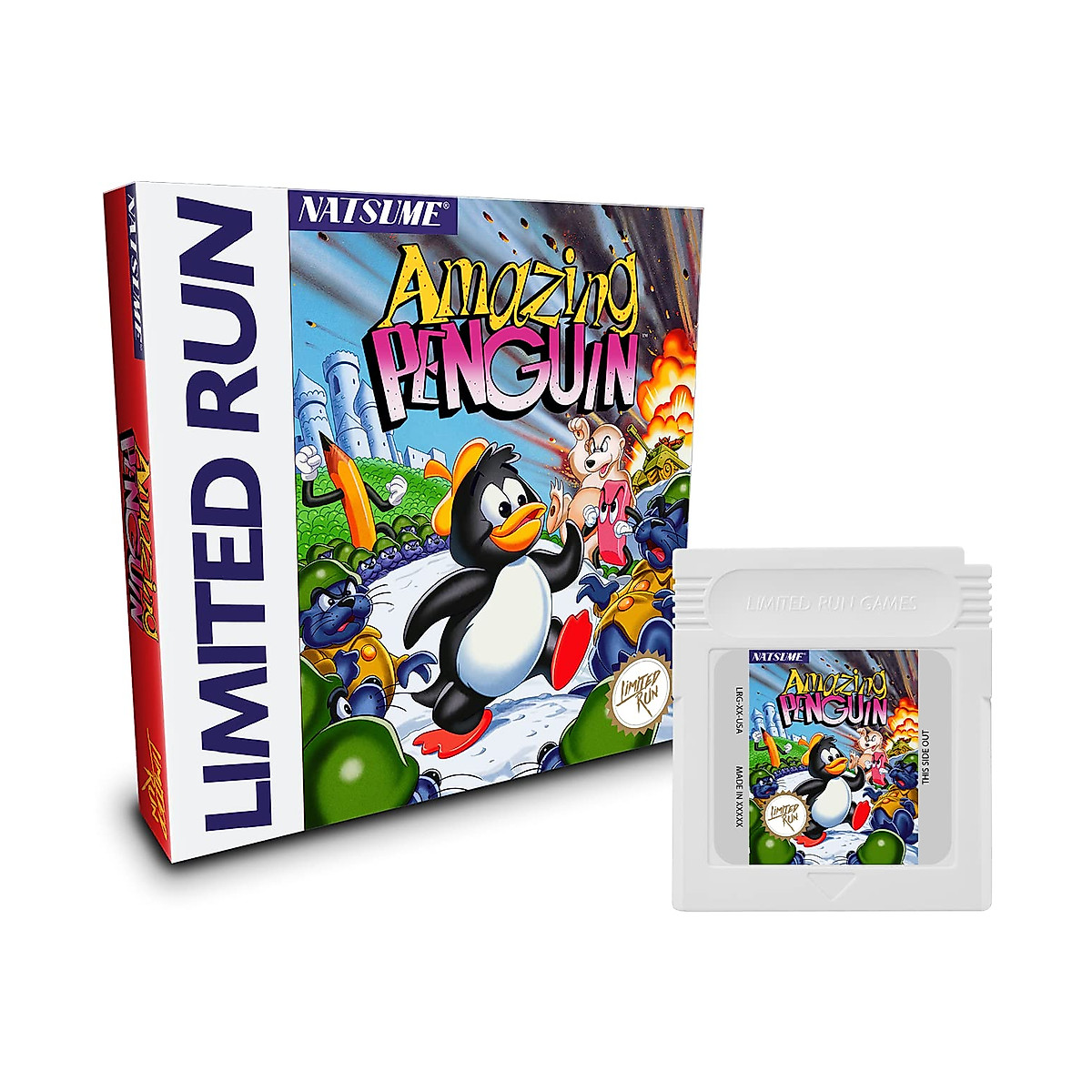 Amazing Penguin (Limited Run) - Game Boy
