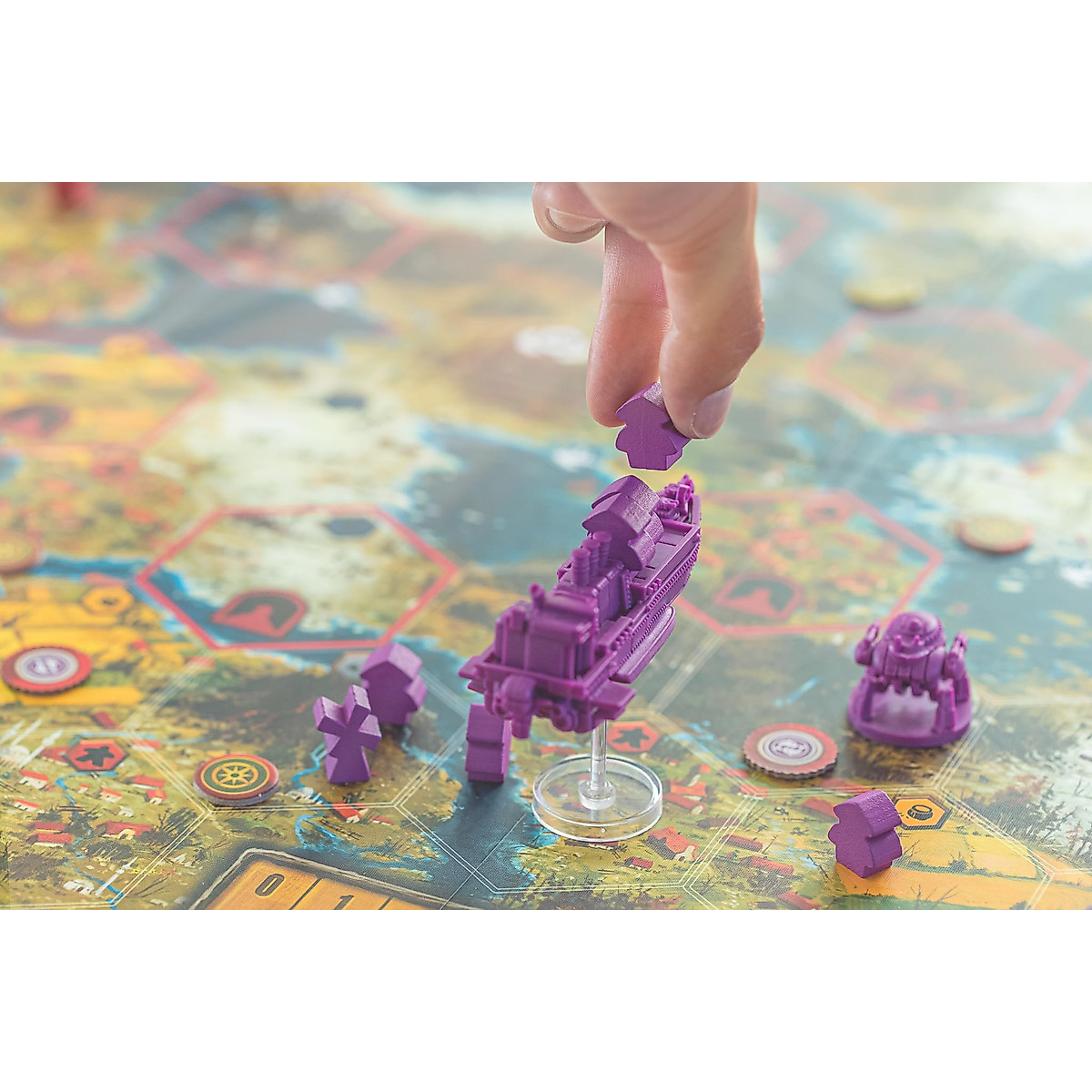 Stonemaier Games: Scythe: The Wind Gambit Expansion | Add to Scythe (Base Game) | Adds Airships and Resolutions (Two New Modules) | 1-5 Players, 140 Mins, Ages 14+