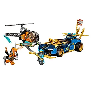 LEGO Ninjago Jay and NYA’s Race Car EVO 71776 Building Kit (536 Pieces)