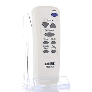 Anderic RR0035A AC Remote Control - Replaces Many LG, GE, Goldstar, Hampton Bay, Kenmore, and Zenith Air Conditioner Transmitters - No Programming Needed - RR0035A