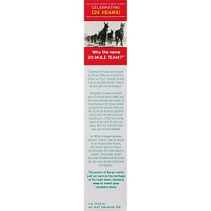 20 Mule Team All Natural Borax Detergent Booster & Multi-Purpose Household Cleaner, 65 Ounce, 4 Count