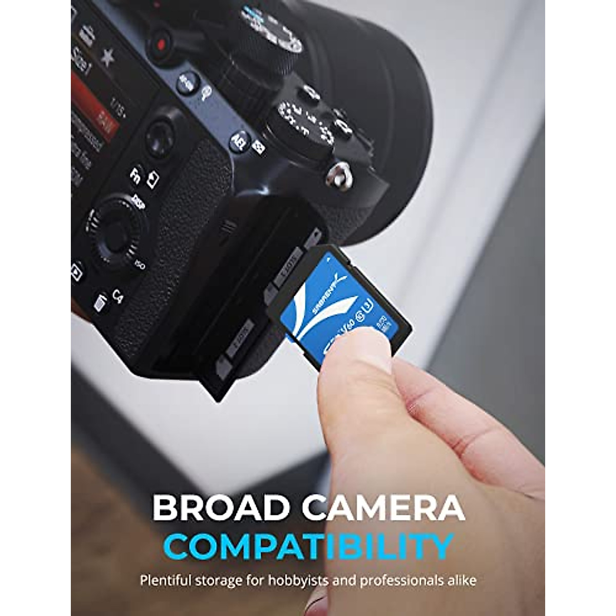 SABRENT Rocket V60 256GB SD UHS-II Memory Card R270MB/s W170MB/s (SD-TL60-256GB)