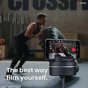 Pivo Max Performance Auto Tracking Phone Holder, Horse Tracker, Face & Body AI-Powered for Equestrians and Athletes, 360° Rotation for DSLR Camera with Remote Control