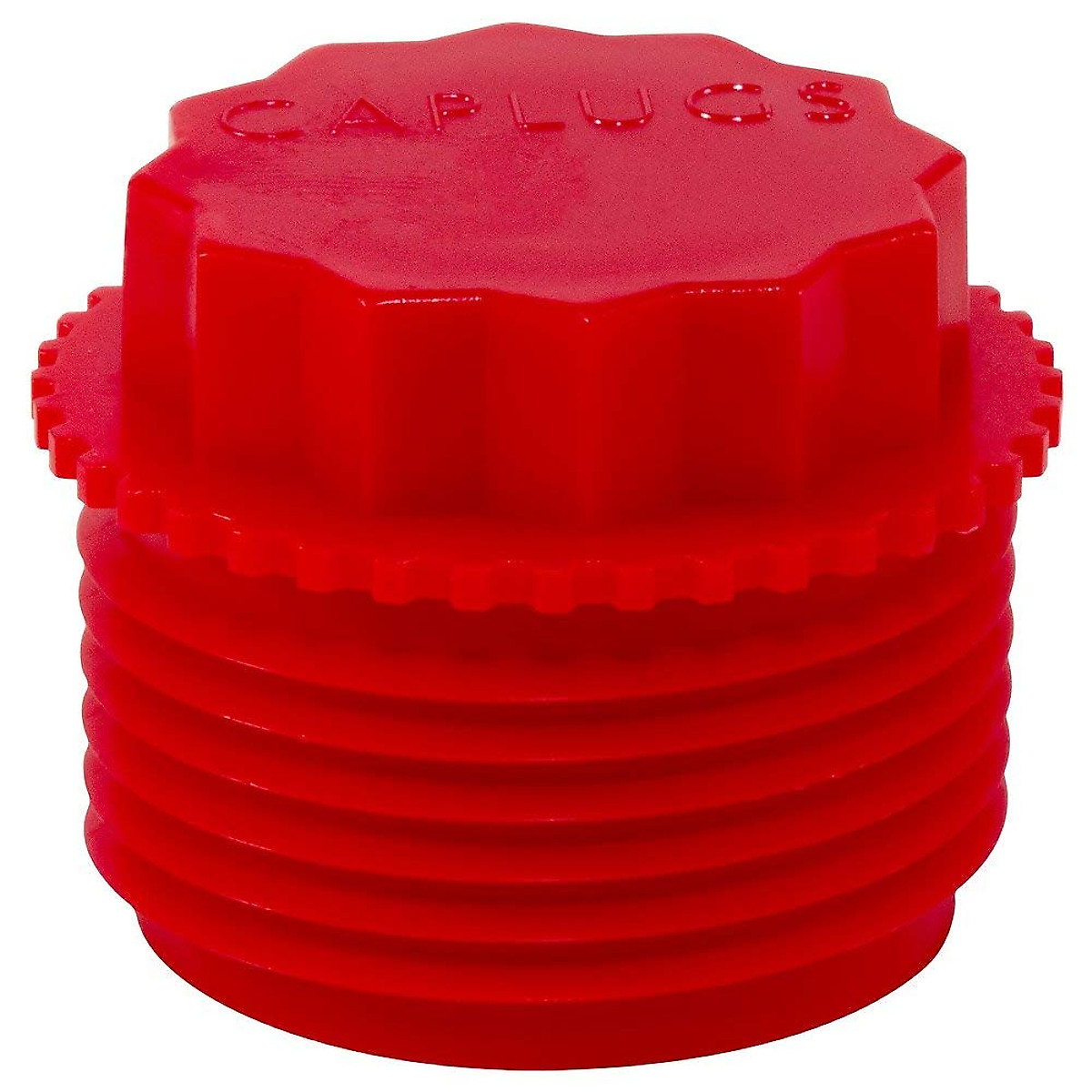 Caplugs P-48B P Series – Plastic Threaded Plug for NPT/NPS Pipe Fittings, 200 Pack, Red HD-PE, Thread Size NPS 1/2" Tapered & Straight, Temporary Seals, Thread Protection, Leak Prevention (99191155)