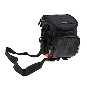 Navitech Black Camera Shoulder Bag Compatible With Canon Powershot SX620 HS Compact Digital Camera