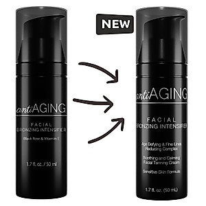 Onyx Anti-Aging Face Tanning Lotion for Tanning Beds - Hydrating Indoor Tanning Bed Lotion with TanTouch, Intense Tanning Moisturizer, Accelerates Tanning, Anti-Aging Skin Protection, 1.7 fl oz