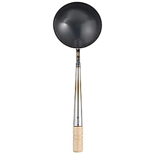 Endoshoji TKG ATYA801 Chinese Ladle, For Fried Rice, Outer Diameter x Handle Length 4.1 x 8.5 inches (105 x 215 mm), Capacity Estimated 5.9 fl oz (150 cc), The More Oil Becomes Better and Easier to