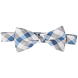 Van Heusen Boys' 4-Piece Formal Suit Set, Vest, Pants, Collared Dress Shirt, and Tie, Blue Jean, 8