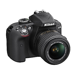 Nikon D3300 24.2 MP CMOS Digital SLR with Auto Focus-S DX Nikkor 18-55mm f/3.5-5.6G VR II Zoom Lens (Black)