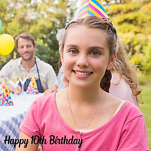 STORUP 11 Year Old Girl Birthday Gift Ideas, Birthday Gifts for 11 Year Old Girls Sterling Silver Heart Pendant Necklace Happy 11th Birthday Gifts for Girls Teen Girls Daughter Sister Niece Friend