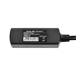uxcell PoE Splitter Power over Ethernet Adapter 48V to 12V 2.2A for Surveillance Camera with 145mm Wire 2Pcs