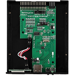 GoTEK SFR1M44-U100 3.5 Inch 1.44MB USB SSD Floppy Drive Emulator Black