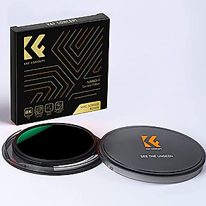 K&F Concept 49mm ND1000 (10-Stop Fixed Neutral Density Filter) ND Lens Filter, 28 Multi-Layer Coatings Waterproof Scratch Resistant Super Slim for Camera Lens (Nnao-X Series)