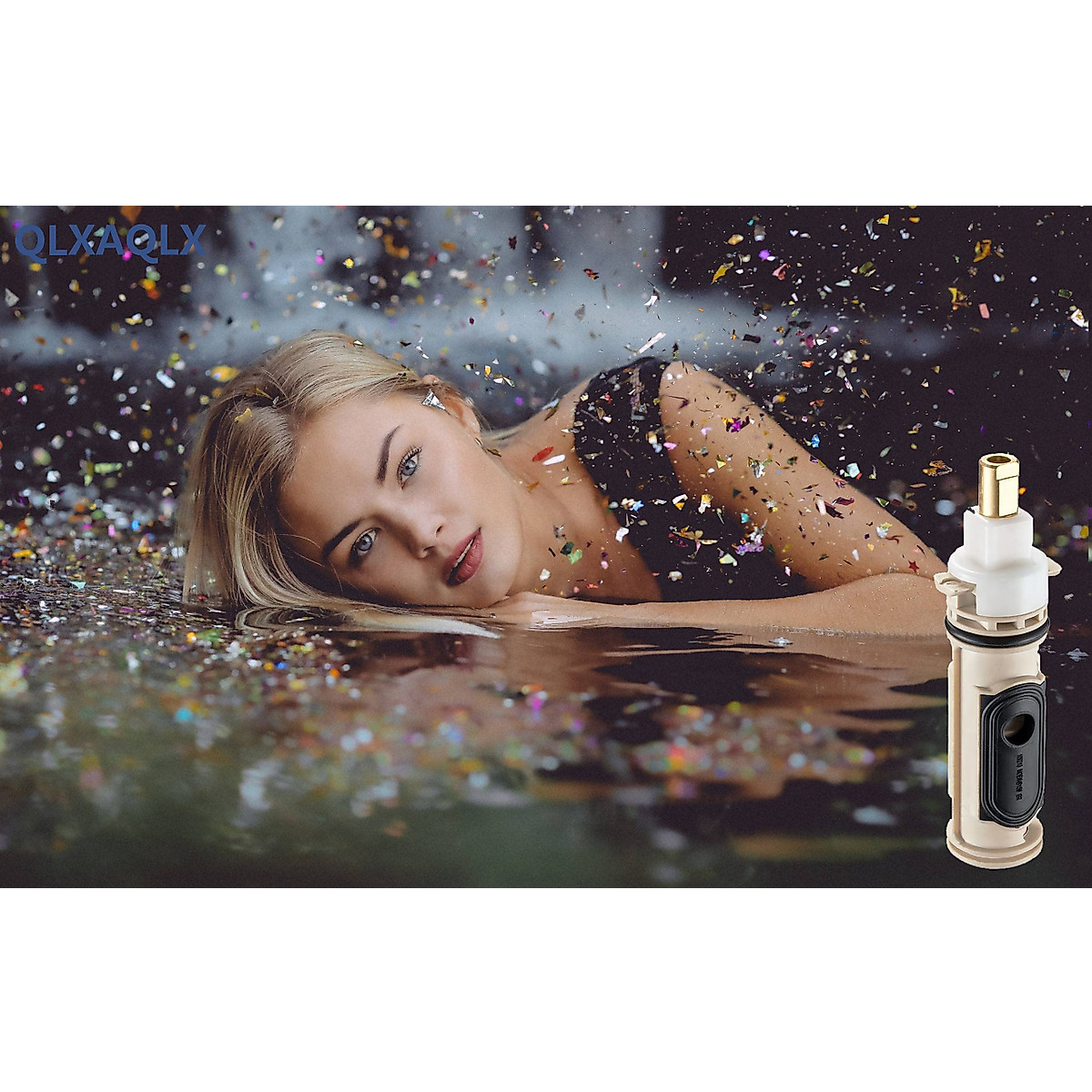 QLXAQLX 1 Pack 1222 Replacement Cartridge Compatible with moen 1222 Shower Valve Cartridge, 1222 Replacement Cartridge Compatible with moen Posi-Temp Faucets And Tub Shower(Only 1PS)