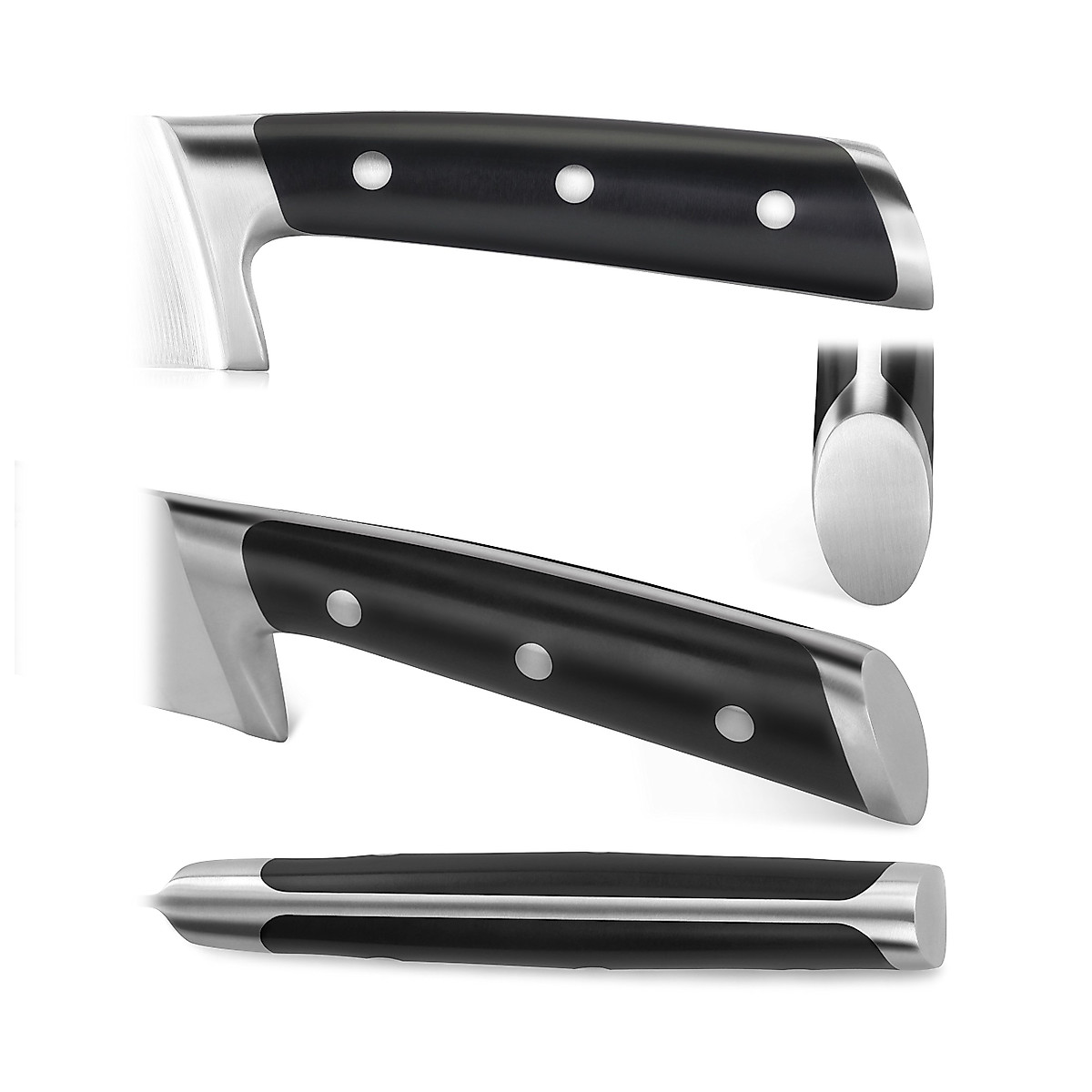 Cangshan TS Series 1020564 Swedish 14C28N Steel Forged 8-Inch Chef Knife and Wood Sheath Set