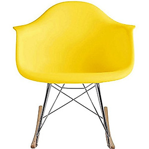 2xhome EMRocker(Yellow) Rocking Chair