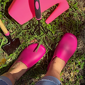 Sticky Women's Waterproof Garden Shoes (Petal Blush Pink, 9)