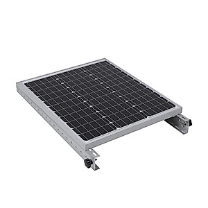 Renogy 100 Watt 12 Volt Monocrystalline Solar Panel, Compact Design 42.2 X 19.6 X 1.38 in & Adjustable Solar Panel Tilt Mount Brackets