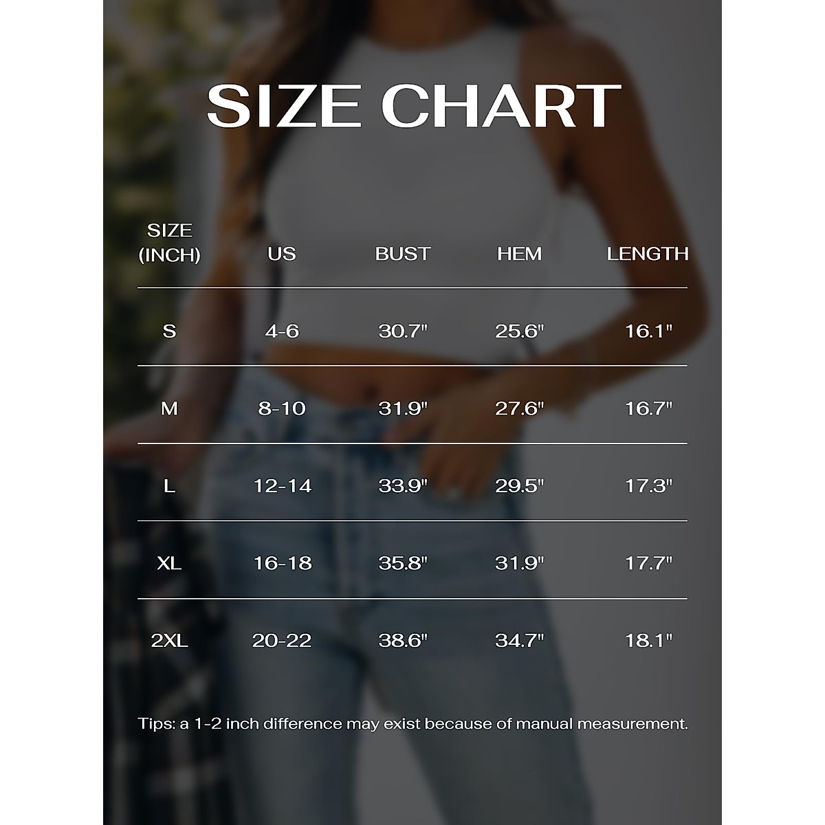 REORIA Women's Sexy Sleeveless High Neck Racerback Cropped Tank Tops Cute Teen Girls Halter Neck Crop Tops Vest White Small