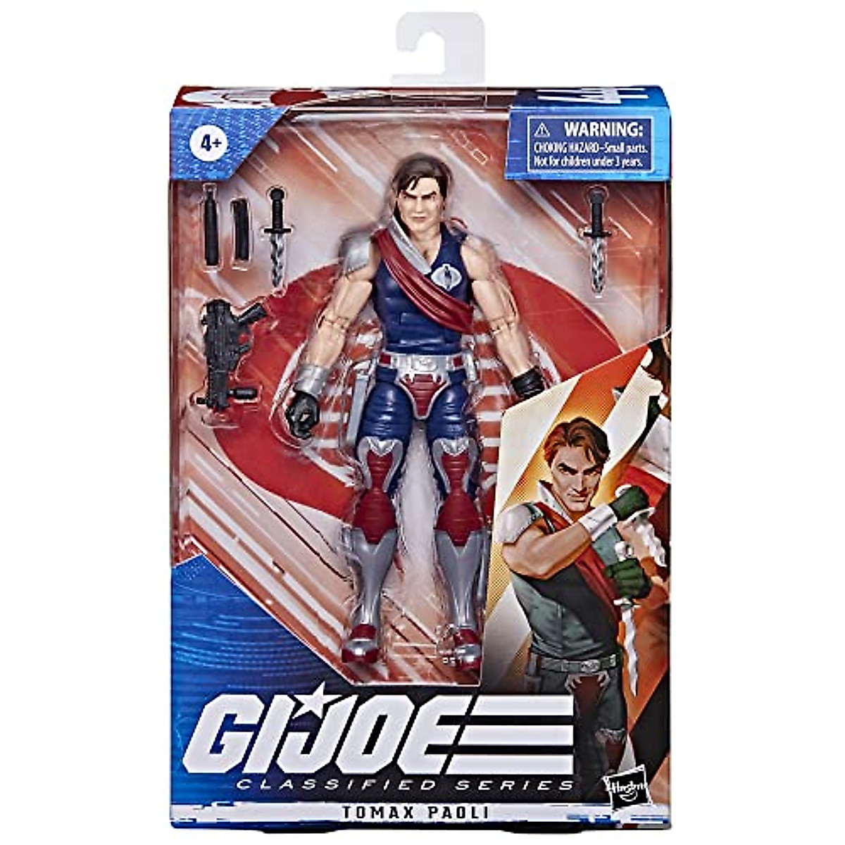 G.I. Joe Classified Series Tomax Paoli Action Figure 44 Collectible Premium Toy, Multiple Accessories 6-Inch-Scale with Custom Package Art