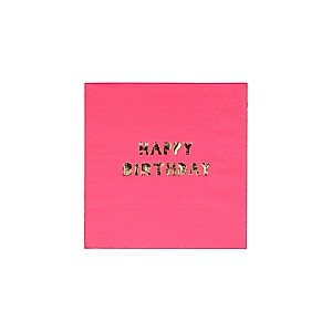 Meri Meri Happy Birthday Small Napkin