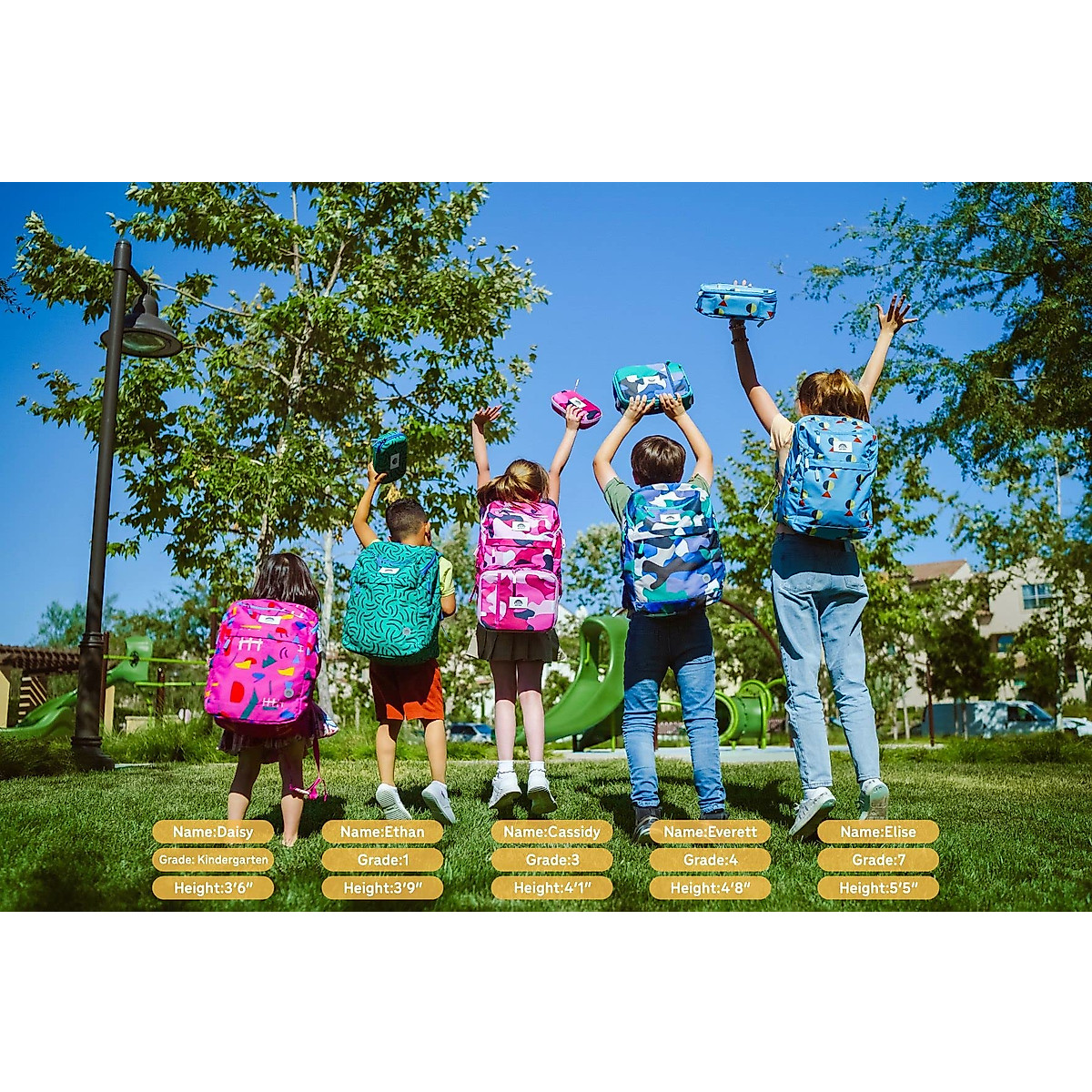 uninni Strokes Pencil Case for Girls and Boys - Large Kids Pencil Case with Mesh Storage Pocket & 2 Removable Dividers for Organizing Markers & Pens. Pencil Case for Kids with a durable design