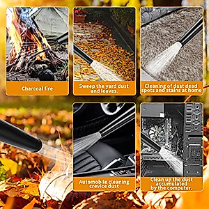 Mini Leaf Blower Cordless， Electric Blowers for Lawn Care 2 in 1 Small Blower Cordless/Garden/Patio/Outdoor/Yard & Snow, Car Vacuum