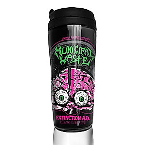 LOREBUTY Municipal Band Waste Coffee Mug With Lids 12oz Insulated Car Mugs Double Wall Vacuum Reusable Travel Coffee Cup For Hot/Ice Drinks Coffee Teas