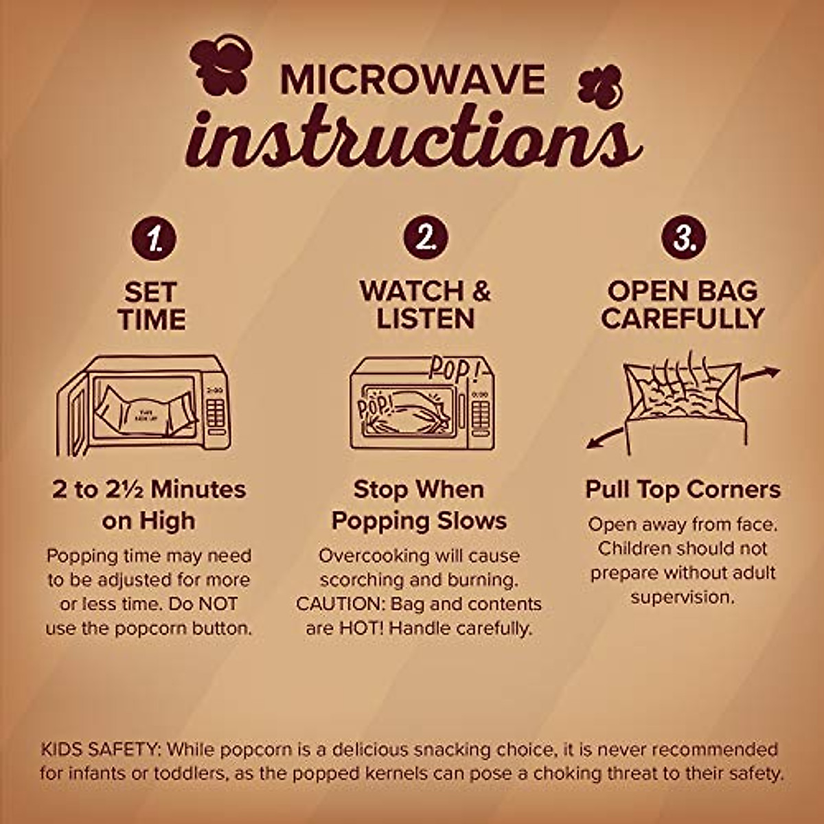 Orville Redenbacher's Naturals Microwave Popcorn, Classic Butter & Sea Salt Light Flavor, 2.69 oz., 3-Count