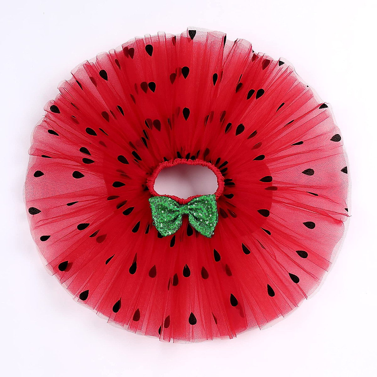 Newborn One Melon Baby Girl First Birthday Cake Smash Outfit Romper + Tutu Skirt/Shrots + Headband 3pcs Princess Formal Prom Clothing Set 0-3Months Clothes Playwear Red-My 1st Birthday 1T