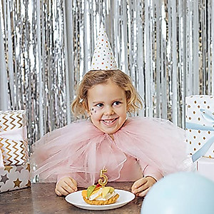 2 Pack Foil Curtain Backdrop Silver Metallic Tinsel Foil Fringe Curtains Photo Booth Props for Birthday Wedding Engagement Baby Shower Bachelorette Christmas Holiday Celebration Party Decorations