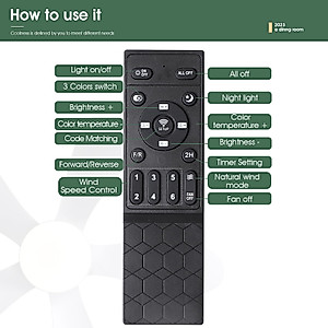 Kviflon Ceiling Fans with Lights and Remote/APP Control, 30 inch Low Profile Ceiling Fans with 5 Reversible Blades 3 Colors Dimmable 6 Speeds Ceiling Fan for Bedroom Kitchen Dining Room, White