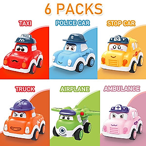 ZMZS Baby Toy Cars for 1 Year Old,Toddler Push and Go Toy Vehicle for 6 to 12 Months,Infant Rattle & Roll Toy Trucks,Preschool Learning Gift for 2 3 Years Old Boys Girls