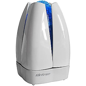 AIRFREE Lotus Filterless Silent Air Purifier - Air purifier for home allergens, bacteria, virus, mold With Multicolor Night Light Needs No Hepa Filter, Fan, or Humidifier