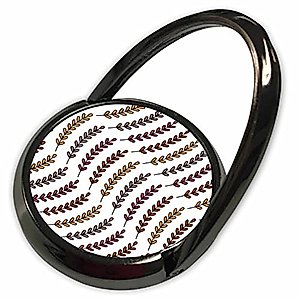 3dRose Modern Wavy Lines of Fall Leaves Pattern - Phone Rings (phr-370212-1)