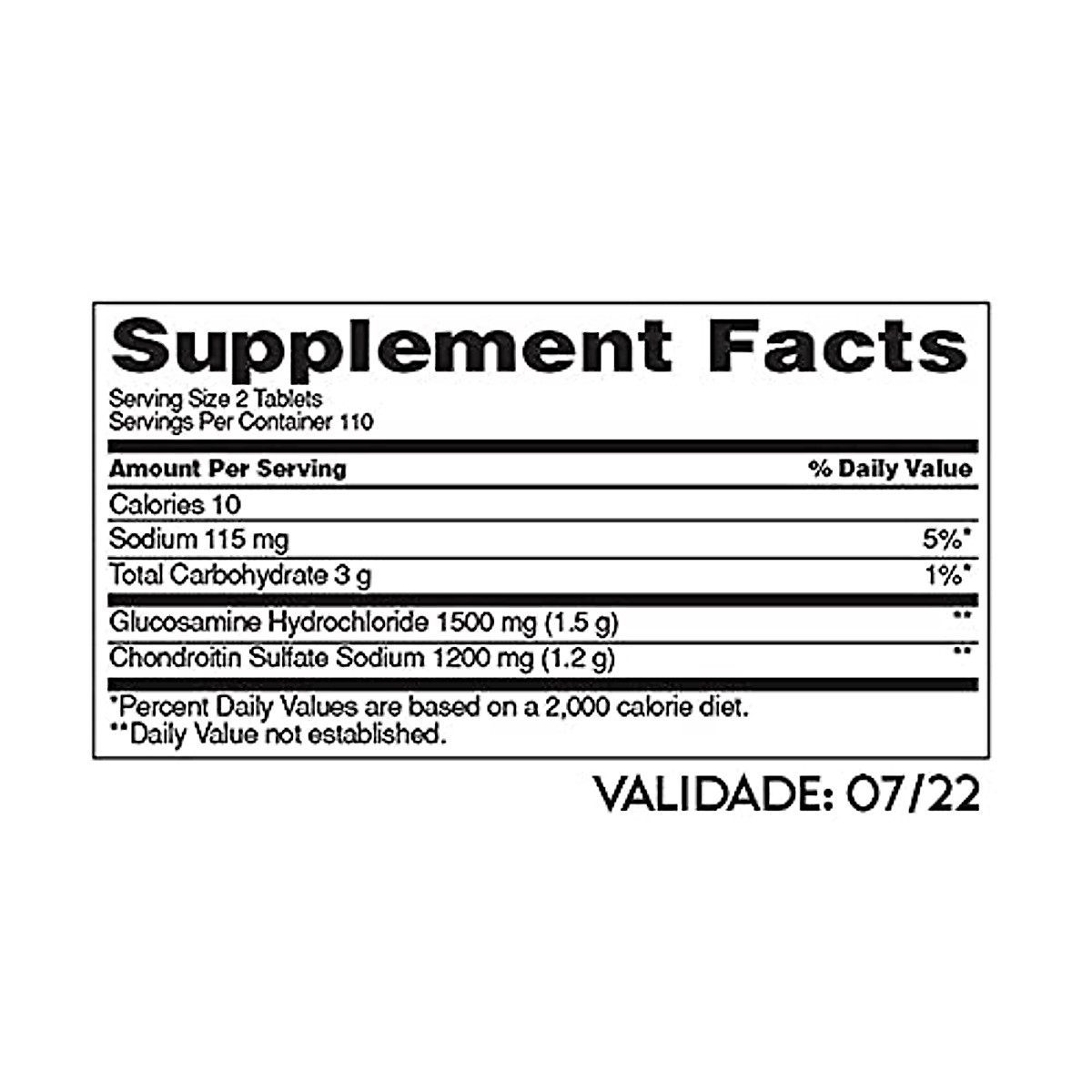 Kirkland Signature Glucosamine & Chondroitin, 220 Tablets (4 Pack)