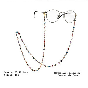 1 Pieces Eyeglass Chain Sunglasses Eyewear Strap Mask Chain Holder for Women Reading Glasses Chain Retainer