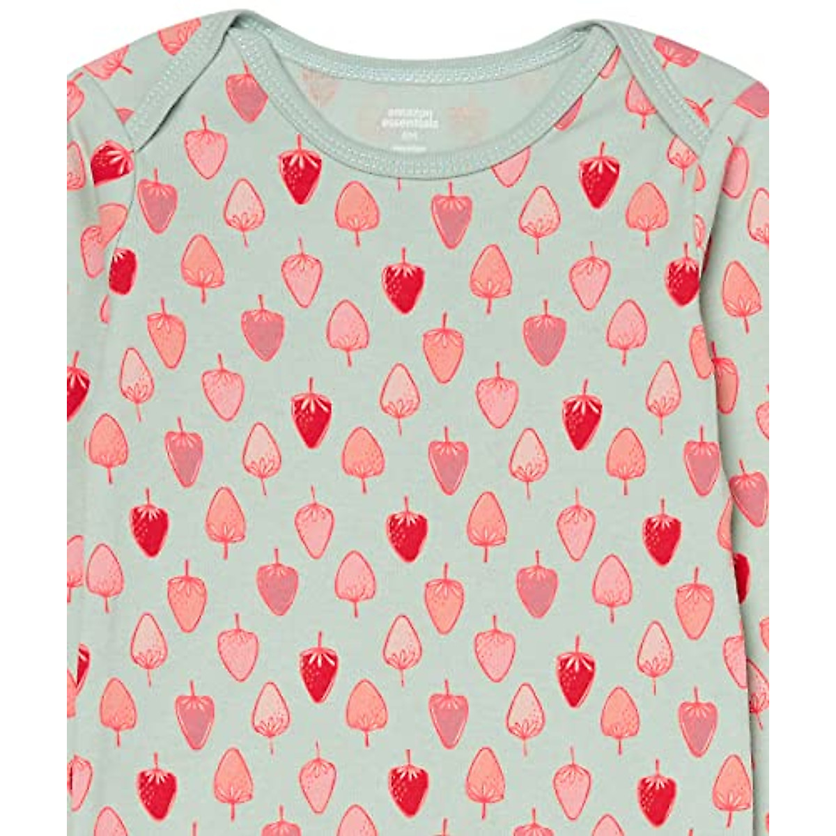 Amazon Essentials Baby Girls' Cotton Sleeper Gowns, Pack of 3, Pink, Berry, 6 Months