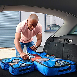 Travelizer - Travel Packing Cubes 5 pcs Luggage Organizer Set for Bag & Suitcase