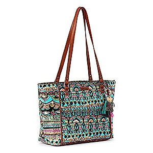 Sakroots Metro Tote (One Size, Aqua One World)