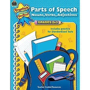Parts of Speech Grades 2-3: Nouns, Verbs, Adjectives : Grades 2-3 (Language Arts)