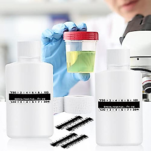 WXJ13 Urine Test Complete Kit Include Empty Bottles,Temperature Test Strips for Urine Testing