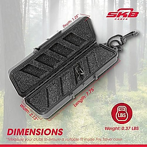 SKB Cases iSeries Hard Exterior Waterproof Watertight Arrow Broadhead Utility Case for Outdoor Camping, Fishing, and Hunting, Black