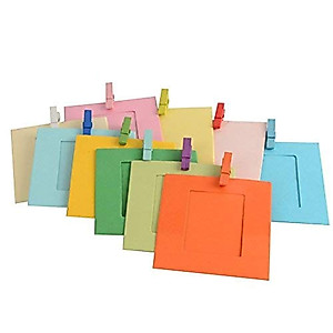 Hurricanes 4 in 1 Accessories Bundle Kit for Fujifilm Instax Mini Liplay Camera (Transparent Camera Case,60 Photo Frame Stickers,Wall Hanging Frames, Clips with String)