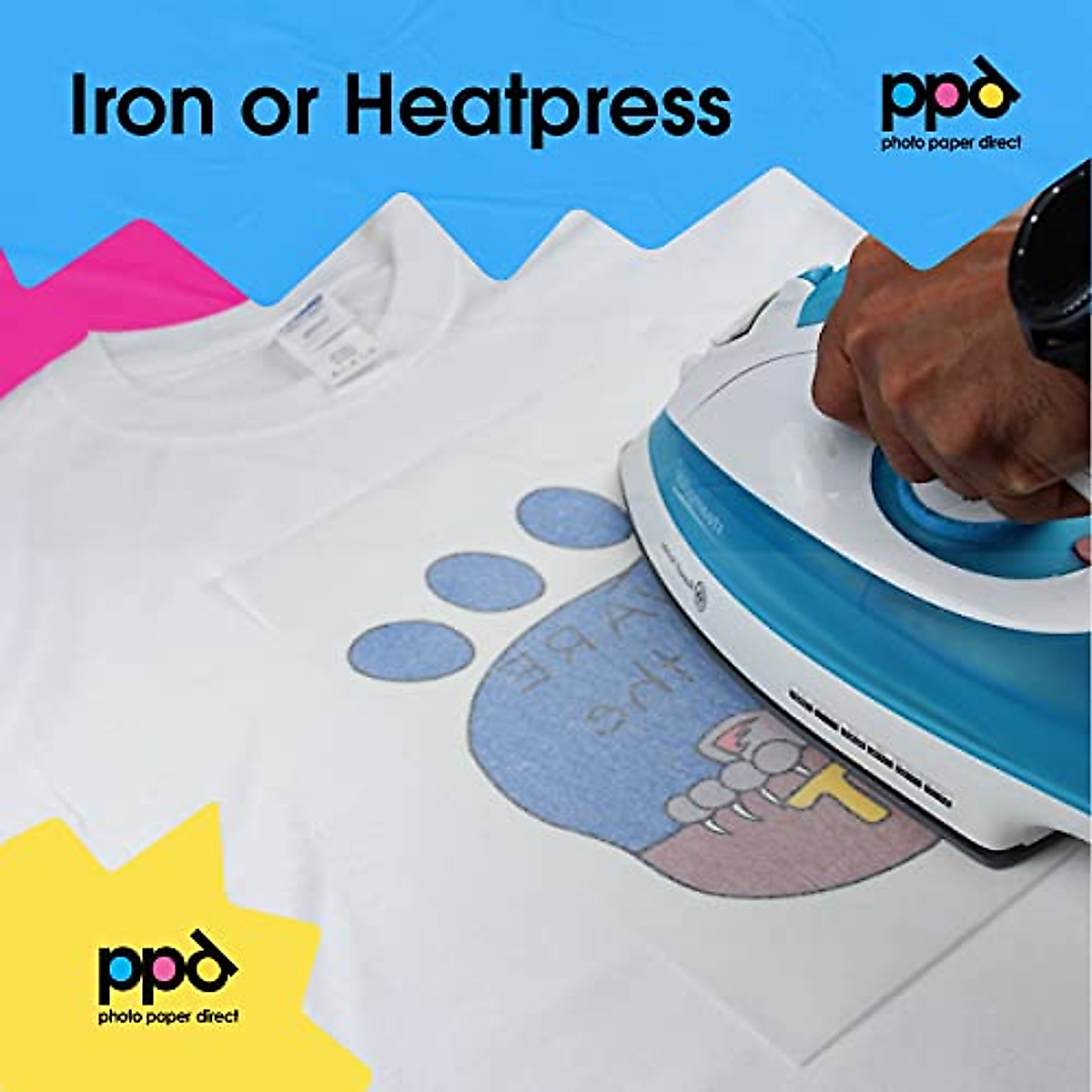 PPD Silicone Papers for T Shirt Transfer Iron or Heat Press A4 PPD-102 10 Sheets